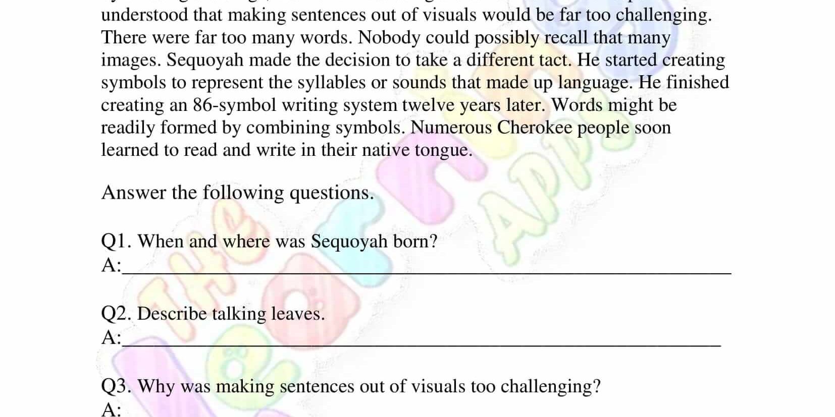 Free Non Fiction Reading Passages Worksheets for Grade 3